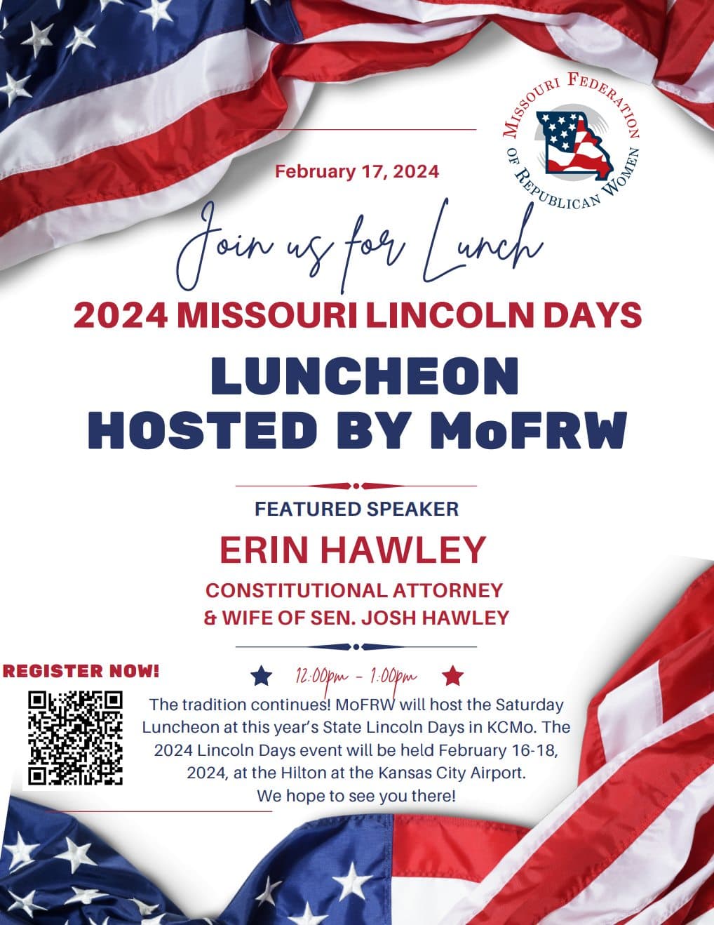 MoGOP Lincoln’s Days 2024 – Missouri Federation of Republican Women